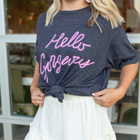 Hello Gorgeous T-Shirt | Shop Amour Boutique